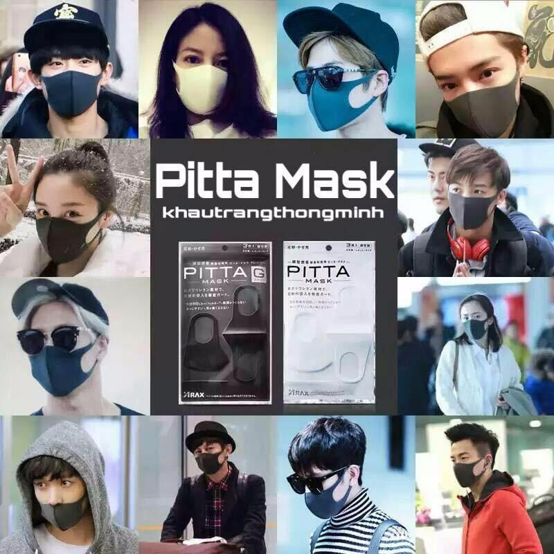 SET TÚI 3 CHIẾC KHẨU TRANG LỌC KHÓI BỤI PITTA MASK NHẬT BẢN - TikTok ...