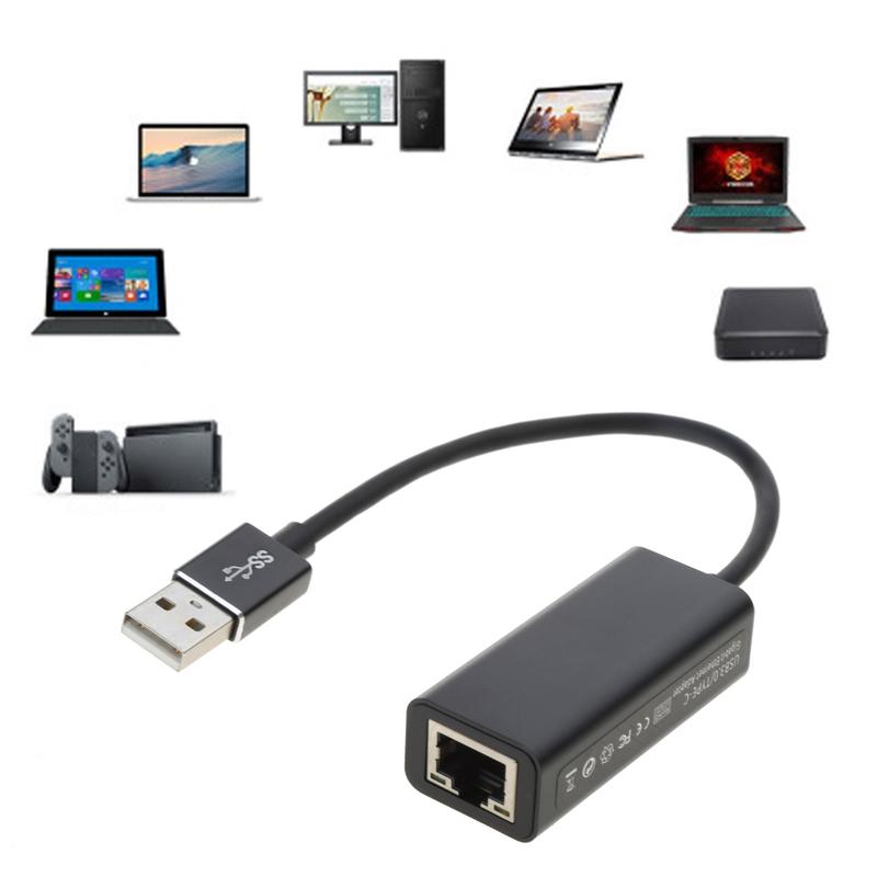 100Mbps Ethernet Wired USB 3.0 Ethernet 100 Mbps Network Adapter ...