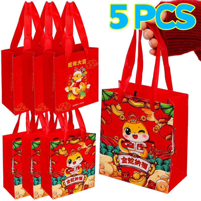 3/5 PCS Chinese Style Versatile New Year Decor Paper Bag Traditional ...