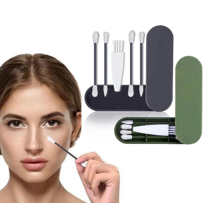 4Pcs Reusable Cotton Swabs Silicone Ear Pick Spiral Cleaner Tool ...