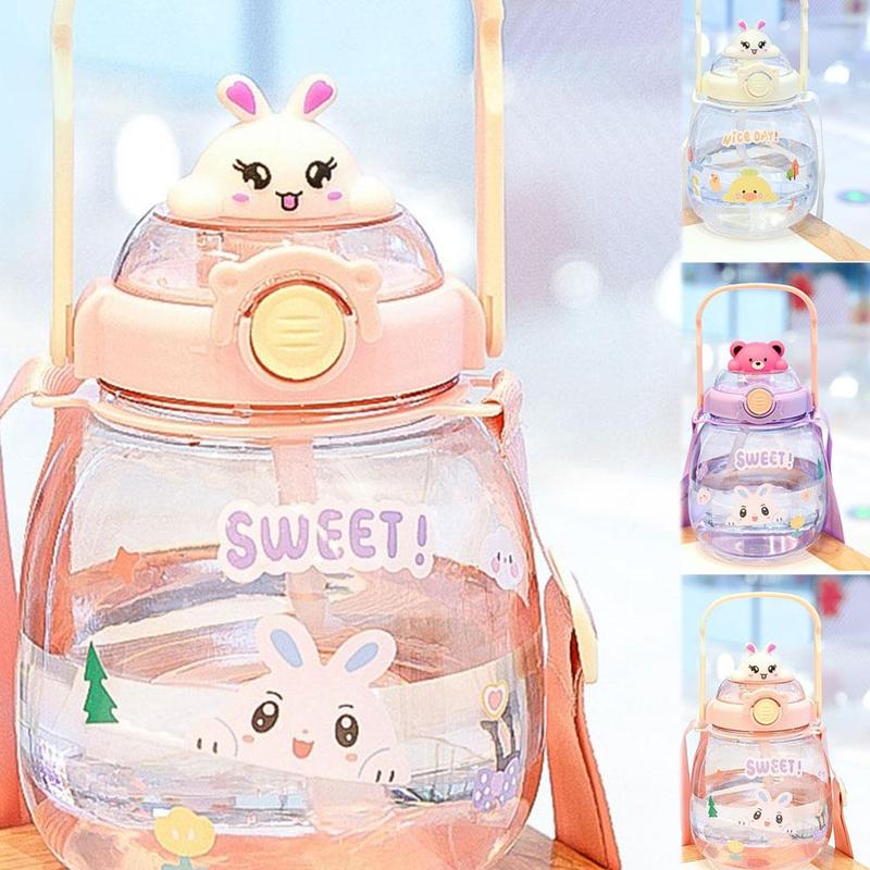 1200ml Potbelly Cup Water Bottle Female Summer Large Capacit - TikTok ...