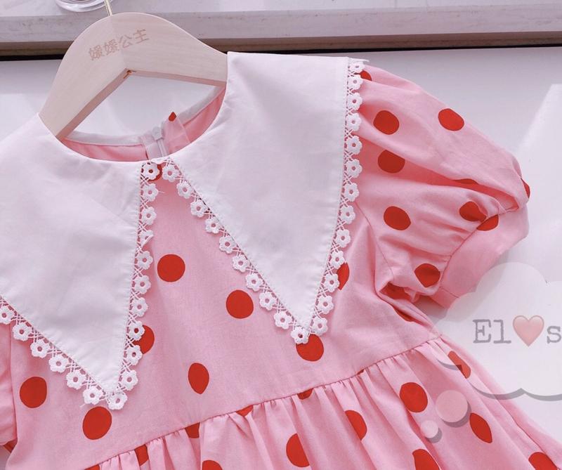 Váy Bé Gái- Váy Bi Chất Tơ Đũi Cực Xinh Hai Màu Xanh Và Hồng - TikTok ...