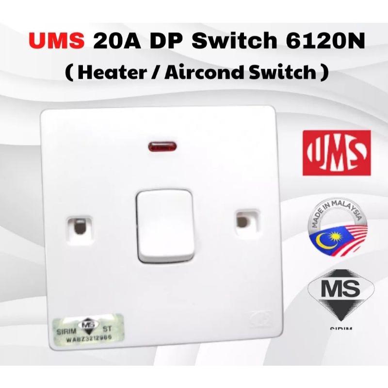 SIRIM Original UMS 20A Heater/Air Cond Switch Socket 6120N D - TikTok ...