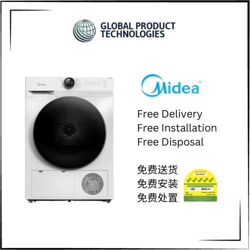 MIDEA MD200H80W 8KG WHITE FRONT LOAD HEAT PUMP DRYER - TikTok Shop ...