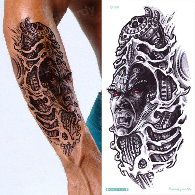 Sticker Tato Temporer Tahan Air Sementara Motif QC- 595 Tatto Temporary ...
