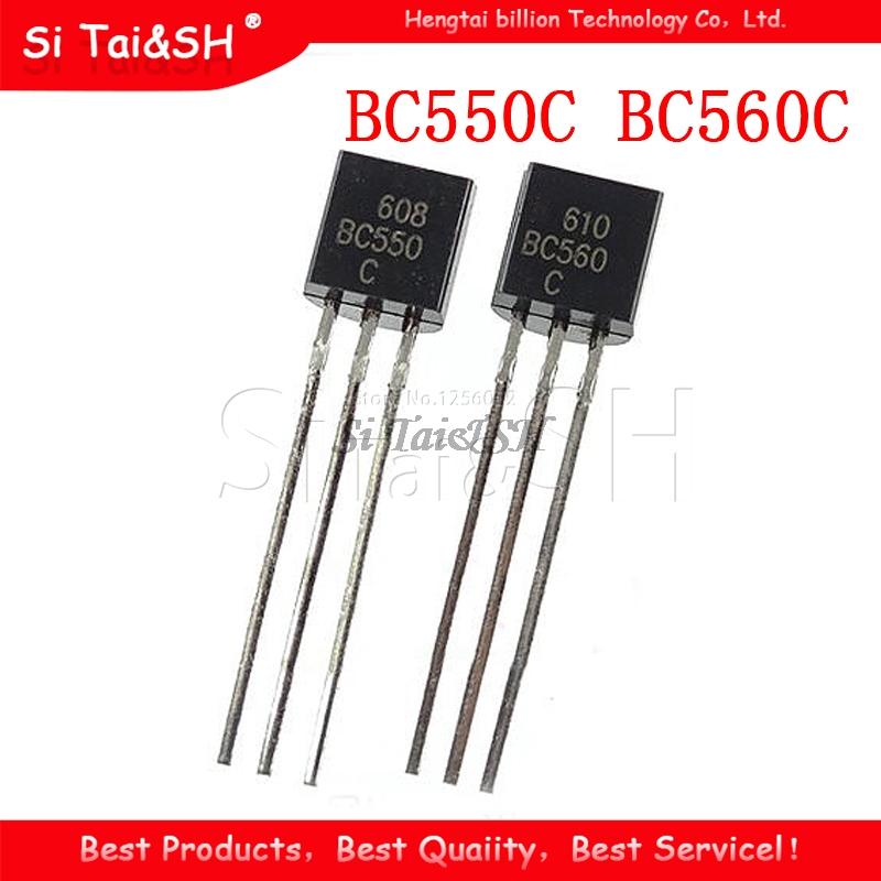 50PCS BC550C + BC560C each 25pcs BC550 BC560 TO92 Transistor - TikTok ...