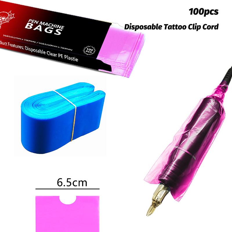 [LLL]Disposable Tattoo Pen Bags 100pcs Cartridge Tattoo Machine Cover ...