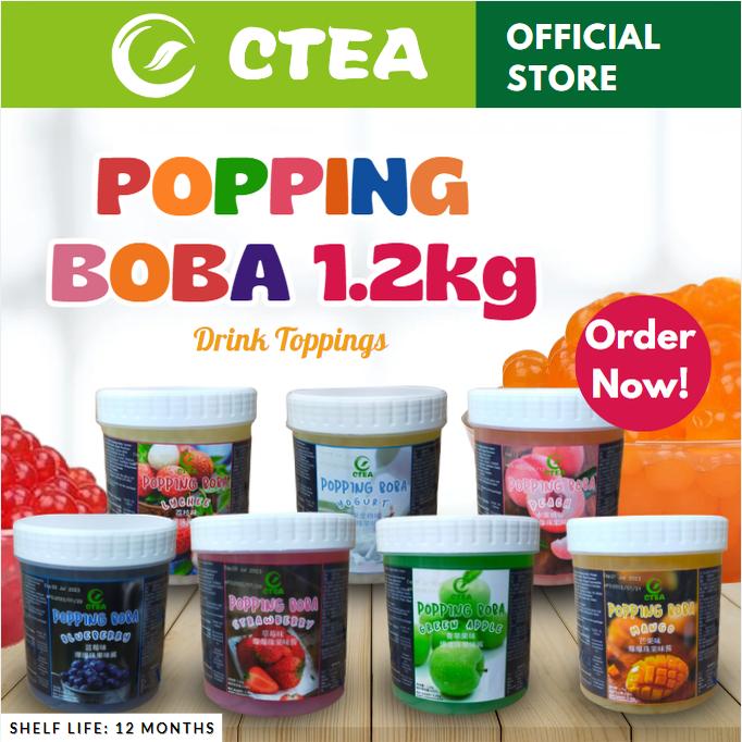 CTEA Popping Boba Pearls 1.2KG / Fruit Tea Sinkers / Milk Te - TikTok ...