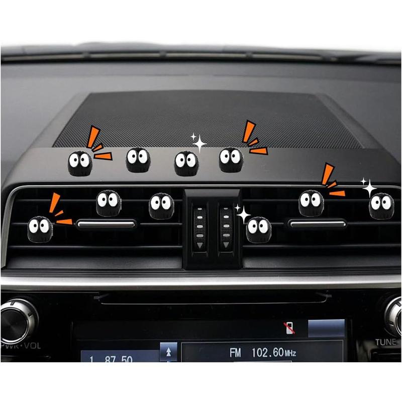 35PCS Cute Soot Sprites Car Rearview Mirror Accessories, Cartoon ...