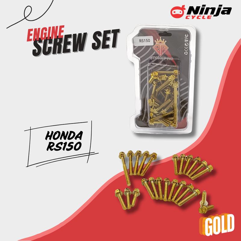 Engine screw set y15 lc135 rs150 srl115 ex5 dream - TikTok Shop Malaysia