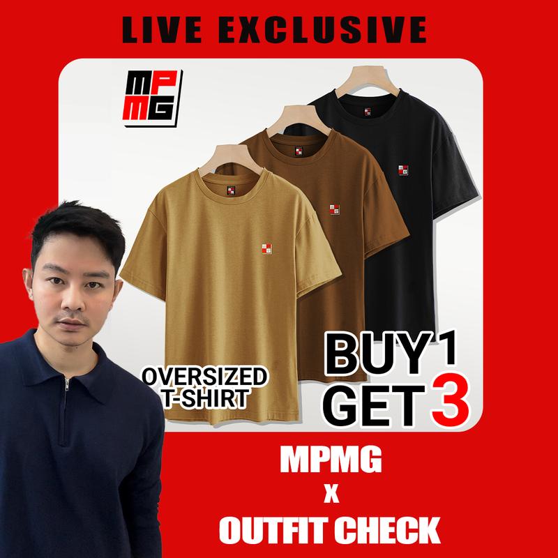OUTFIT CHECK x MPMG Buy 1 Get 3 Plain Shirt Oversized T shir - TikTok ...