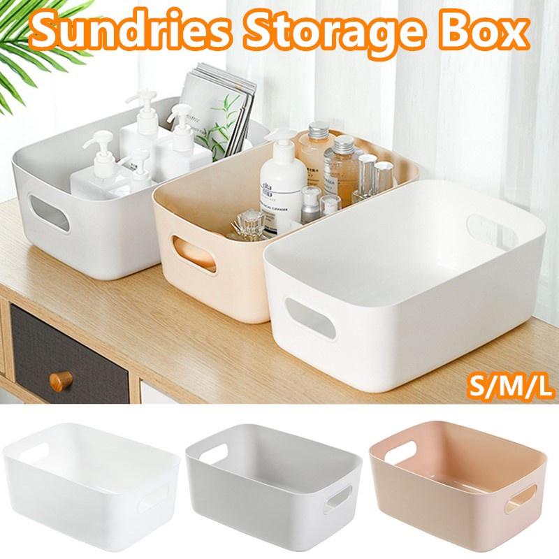Sundry Storage Basket Plastic Desktop Clutter Sorting Storag - TikTok ...
