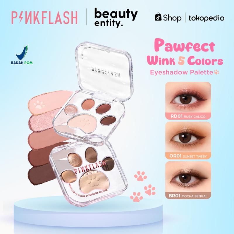 PINKFLASH Pawfect Wink 5 Colors Eyeshadow Palette – High Pigmented ...