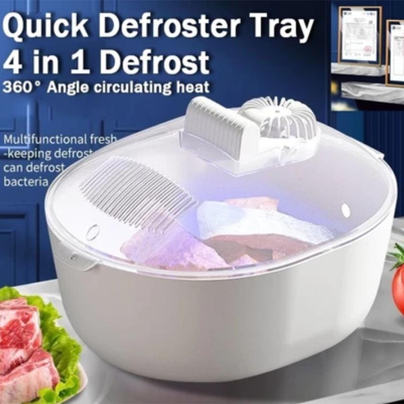 4 in 1 Defroster Multi-Functional Thawer Fast Food Thawing Box - TikTok ...