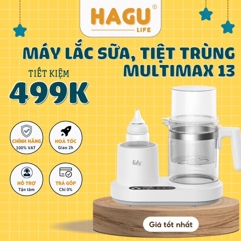 Máy đa năng điện tử {Lắc sữa\ Đun & Hâm nước pha sữa} Multimax 13 " | Hagu Life