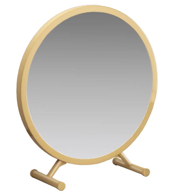 ( LIMITED STOCK ONLY ) 30cm ROUND MIRROR w/STAND- Plastic Frame ...
