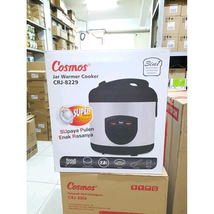 Jual COSMOS Rice Cooker Stainless 2 Liter 3in1 CRJ-8229 BSS - Kota ...