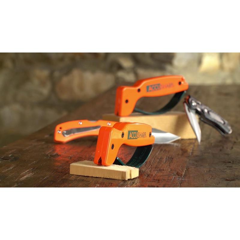 Penghantaran Pantas AccuSharp Knife Sharpener (Orange) Made in - TikTok ...