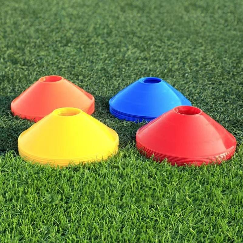 Sports PE Marker Cones 5 Colors Soft Space Markers Football Training ...