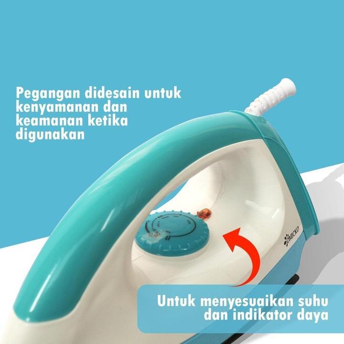SETRIKA LISTRIK Omicko 666 - GOSOKAN PAKAIAN / STEAMER National Quality ...