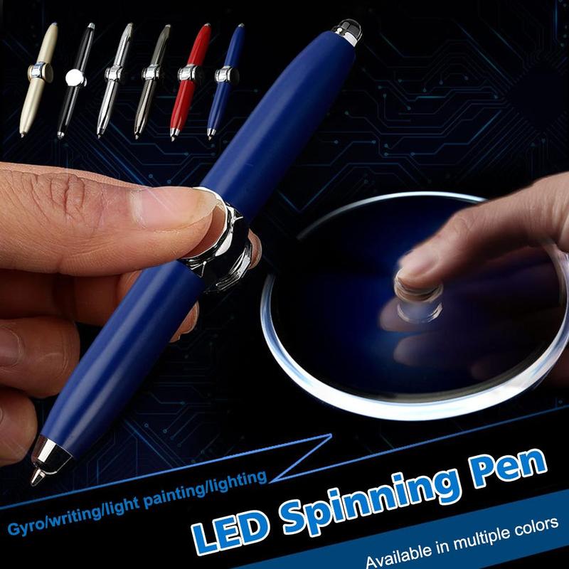 Metal Ball Gyro Pen Innovative Lightup StressRelieving Finge - TikTok ...