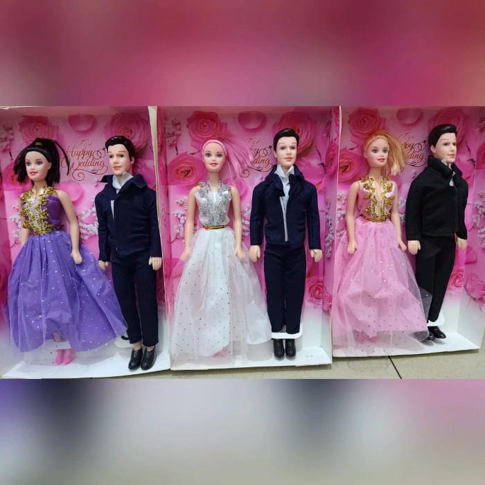 Mainan Boneka Couple Nikah wedding married Marriage Barbie cantik ...