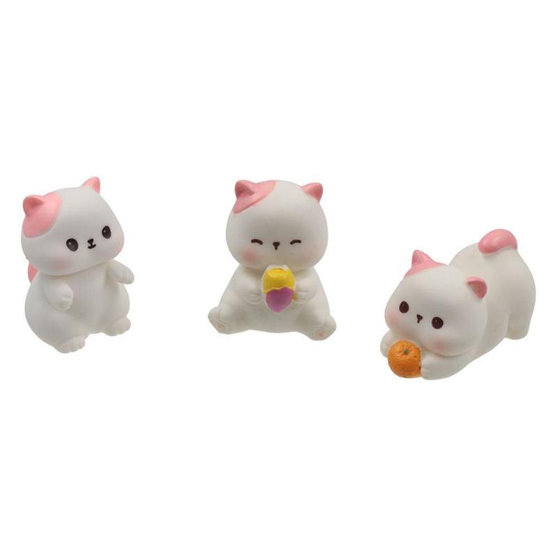 Patung Kucing Kartun, Miniatur, Comel, Kraftangan DIY, Hiasa - TikTok ...