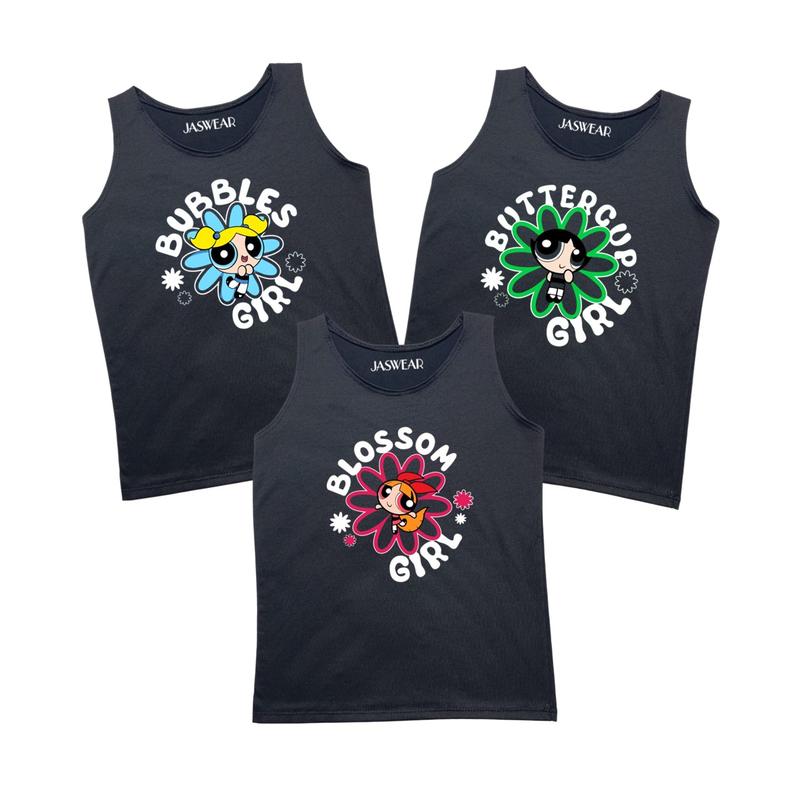 Jaswearph Girl Kids Sando Top Sleeveless Tops Graphic Print Design ...
