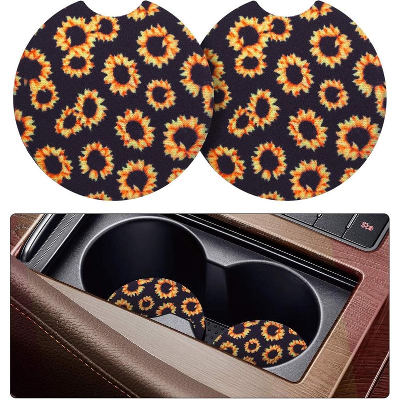 Car Cup Drink Holder Coaster, 2 Pack Car Coasters for Cup Holders ...