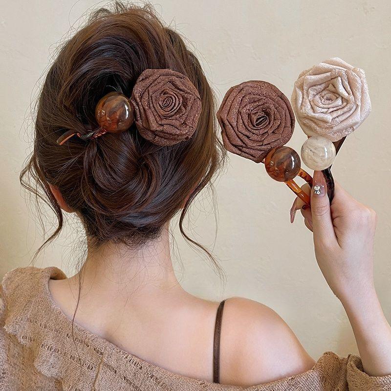 Jepit Rambut Manik Bulat, Gaya Vintaj, Bahan Premium, Rekaan - TikTok ...