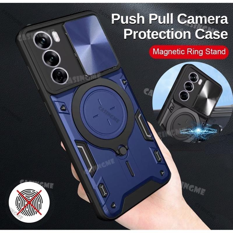 For Realme 14x 5G 2025 Shockproof Armor Push Pull Camera Protect Casing ...