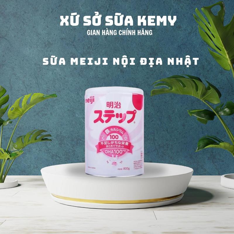Kemy Sữa bột tăng trưởng Meiji nội địa Nhật 800g cho bé tem phu ...
