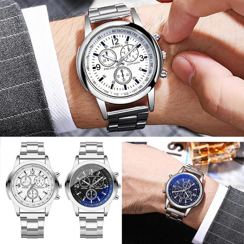 Jam Tangan Kuarza Lelaki, Fesyen, Jam, Jalur Keluli Tahan Karat ...