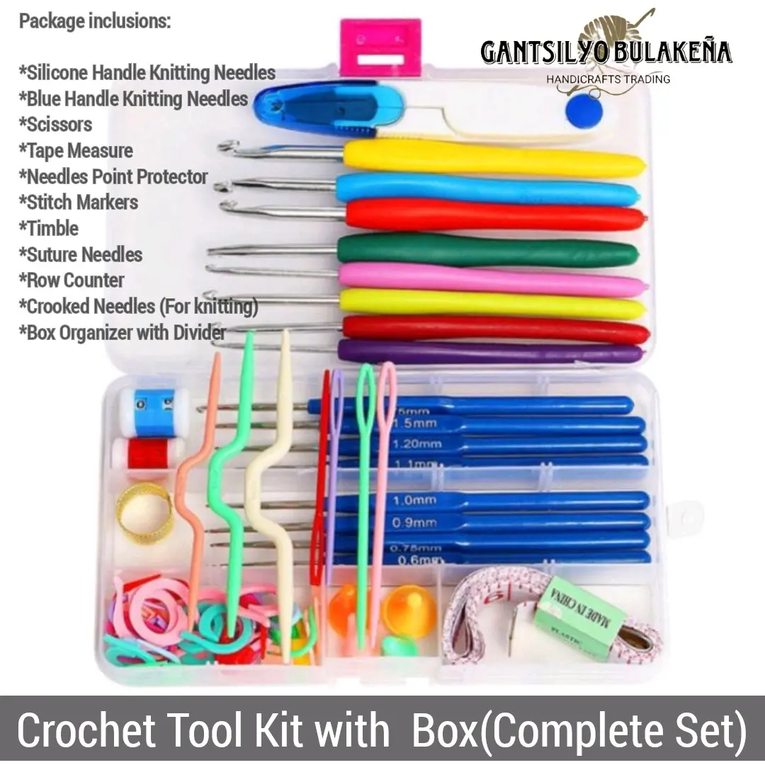 Crochet Tool Kit w/ Box Complete Set Crochet Tool Set - TikTok Shop ...
