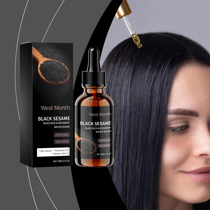 30ml WEST MONTH Black Sesame Conditioning Serum Nourish and Nourish ...