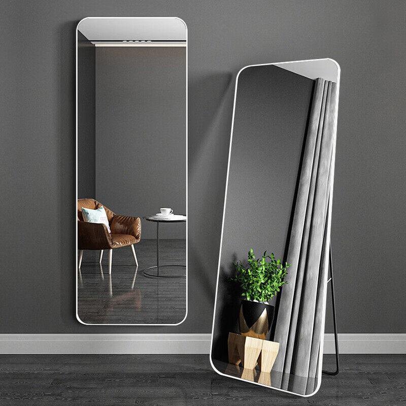 Full-length mirror fillet Cermin Standing Long Mirror Home decor ...