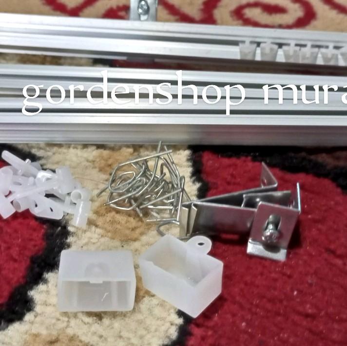 Window Hardware Rel kotak almunium fullset / Rel balok / Rel - Shop ...