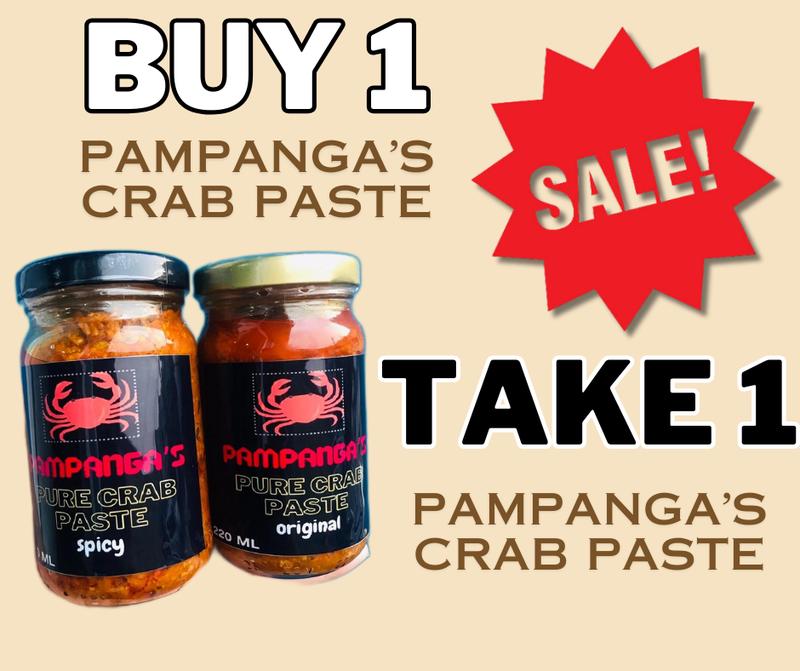 BUY 1 TAKE 1 PAMPANGA'S CRAB PASTE ORIGINAL/SPICY 220ML Taba - TikTok ...
