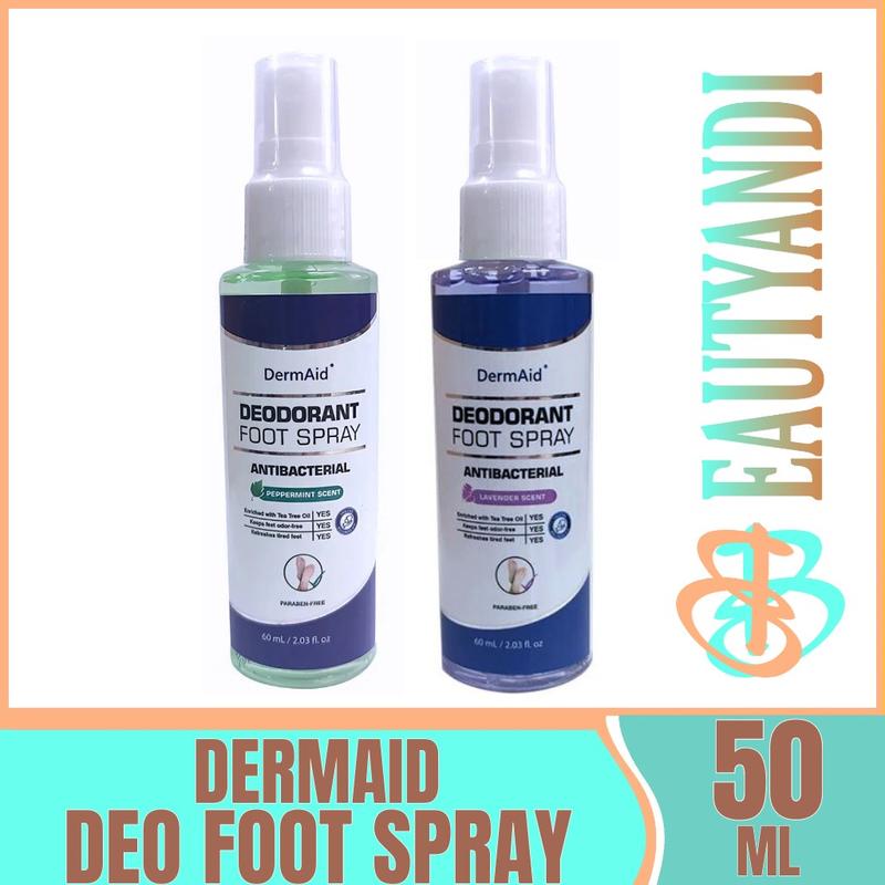 BUY1 TAKE1 DERMAID Deodorant Foot Spray 60ml Anti Bacterial (Peppermint ...