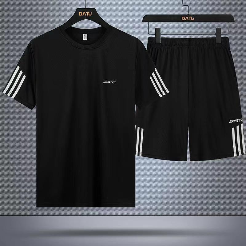 Simple sports fashion Short sleeve trend Terno T-shirt + shorts ...