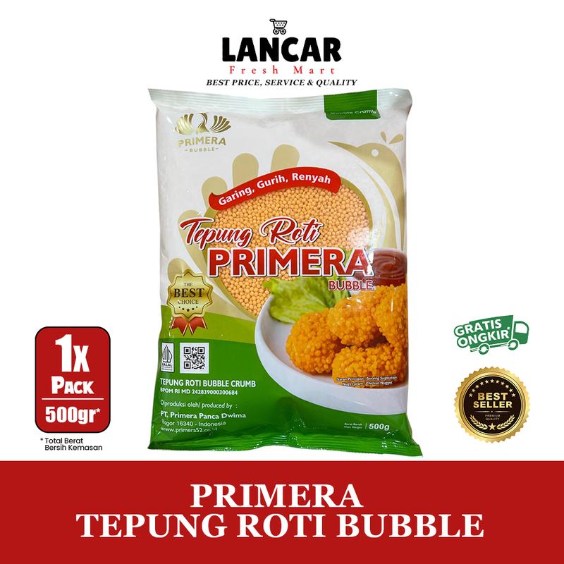 PRIMERA TEPUNG ROTI BUBBLE 500GR - Shop | Tokopedia