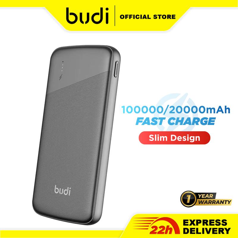 Budi 10000mAh / 20000mAh Powerbank Slim Portable Fast Charging - TikTok ...