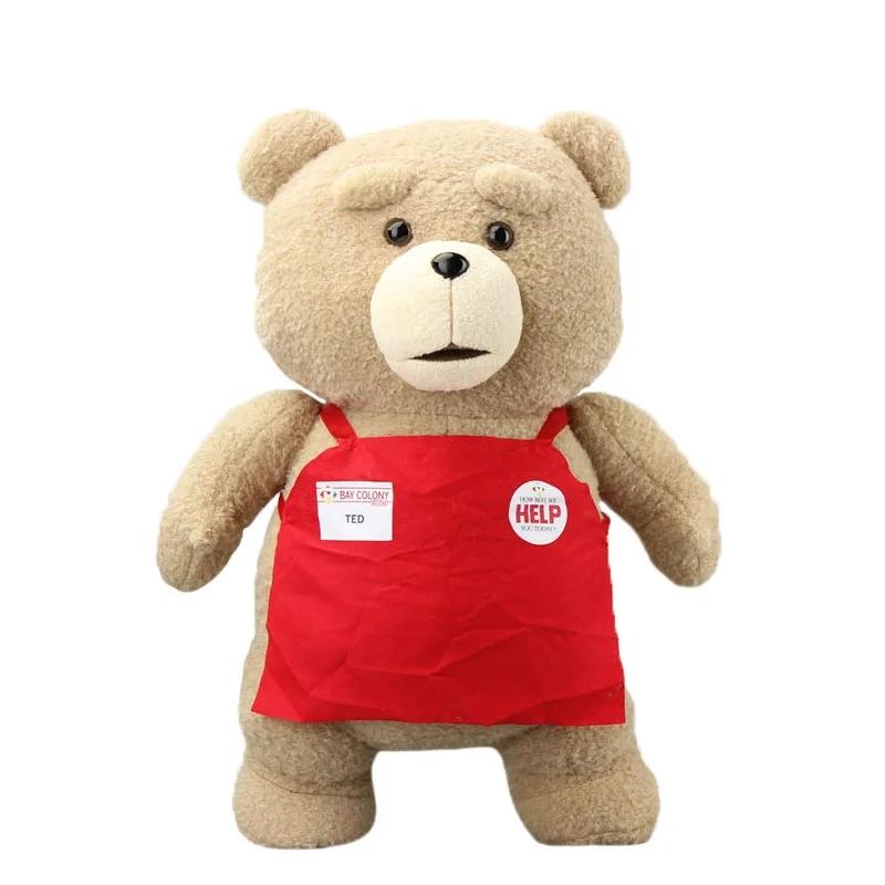 46cm TED Plush Movie Teddy Bear TED 2 Plush Doll Toys In Apron styles ...