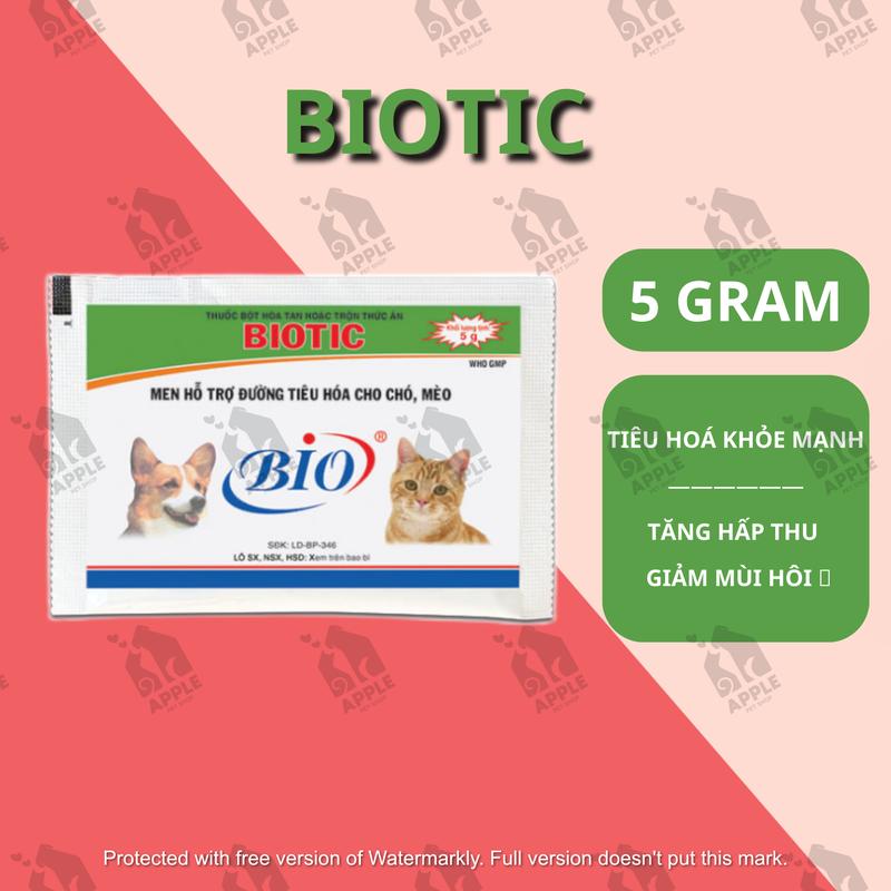 Biotic - 5gr - Men tiêu hóa cao cấp cho chó mèo - TikTok Shop Vietnam