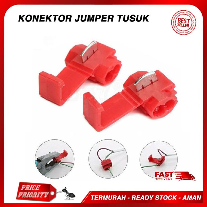 Konektor Jumper Kabel Red Scotch Lock Quick Connector Klem Soket - Shop ...
