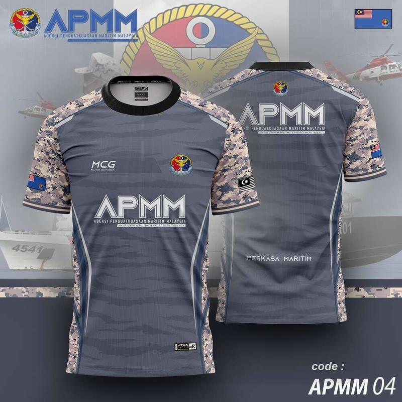 Baju-T APMM, Cetakan 3D, AGENSI PENGUATAKASAAN MARITIM MALAYSIA ...