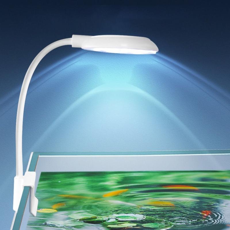 Aquarium Fish LED Lights 5W Fish Tank Plants Grow Light Plastic - TikTok Shop Singapore