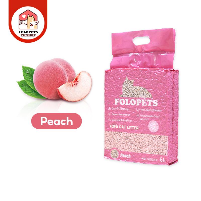 FOLOPETS ทรายแมวเต้าหู้ ออร์แกนิค100% ผลิตจากกากถั่วเหลืองธรรมชาติ ...