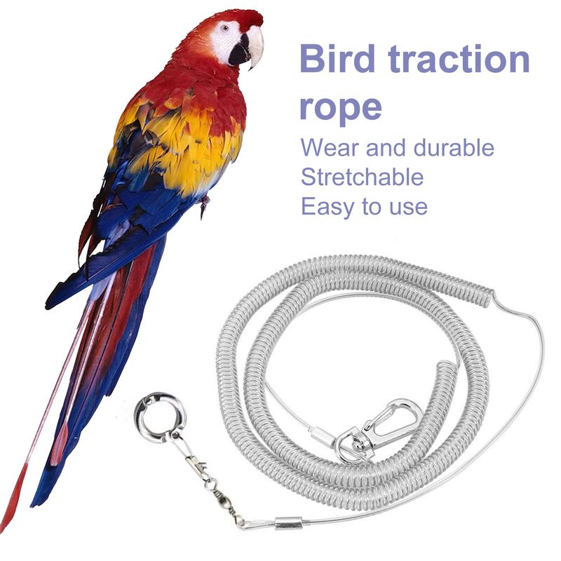 Parrot Leash Easy to Use Stretchable Wear-resistant Elastic Detachable ...