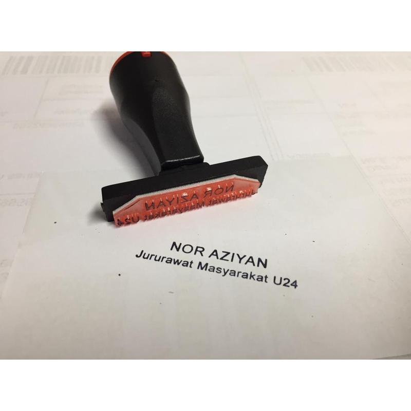 COP NAMA - RUBBER STAMP (1 BARIS / 7 BARIS ) - TikTok Shop Malaysia